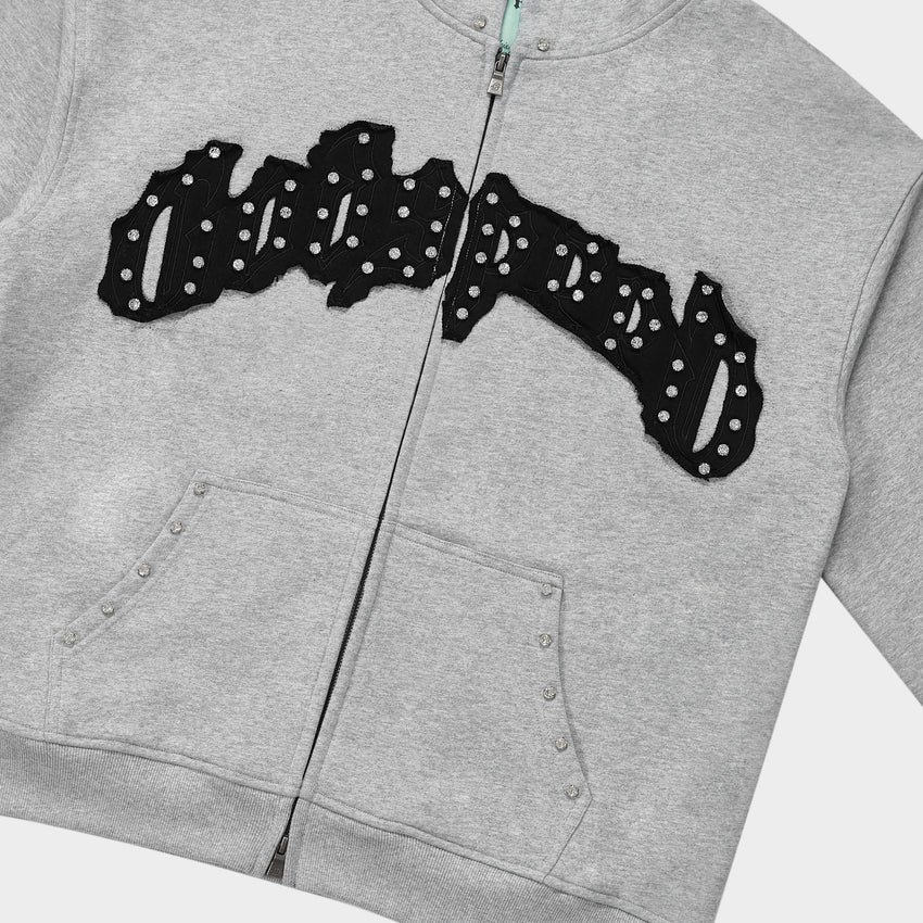 GODSPEED NEW YORK - Symmetric Studed Sweatsuit V2 (Heather/Black VVS💎)