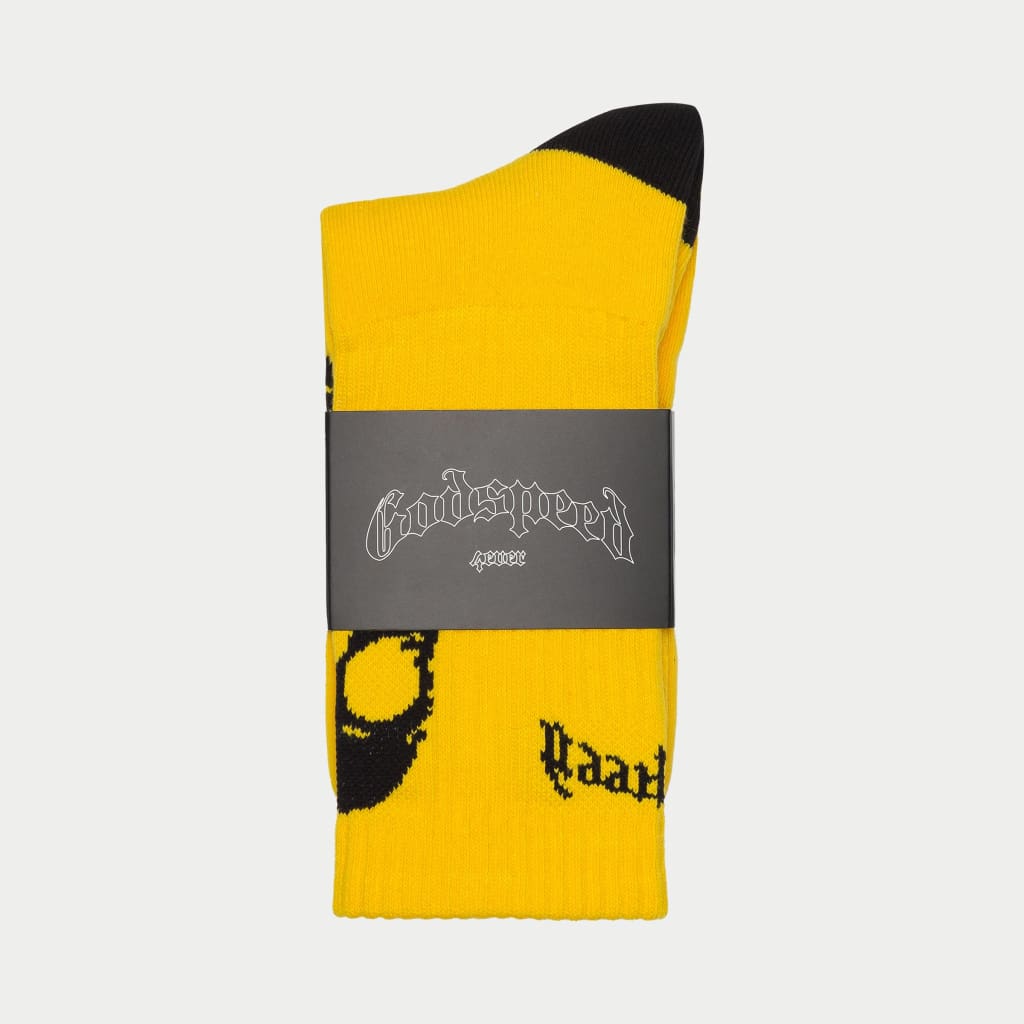 GODSPEED NEW YORK - SKULL & ROSES SOCK